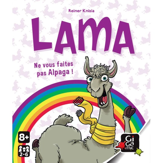 Lama ,Jeu de cartes ,jeu de société Gigamic