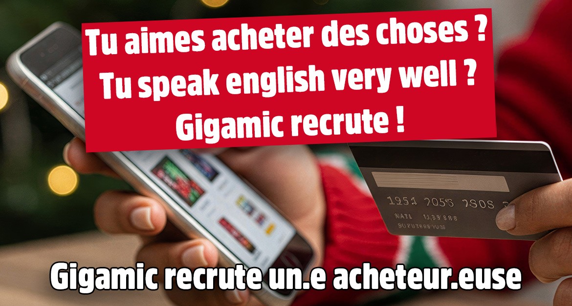 Gigamic recrute un.e acheteur.euse